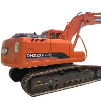 China Hot selling 22 tons used doosan excavator dh220 lc-7 good condition used excavator doosan  for sale for sale