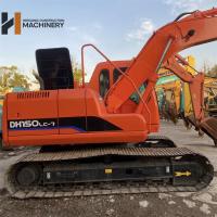 China Used doosan dh150 wheel excavator good price on sale in Shanghai for sale