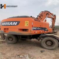 China used excavator in uae used doosan dh210w-7 wheel excavator good price on sale for sale