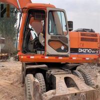 China used excavator in uae used doosan dh210w-7 wheel excavator good price on sale for sale