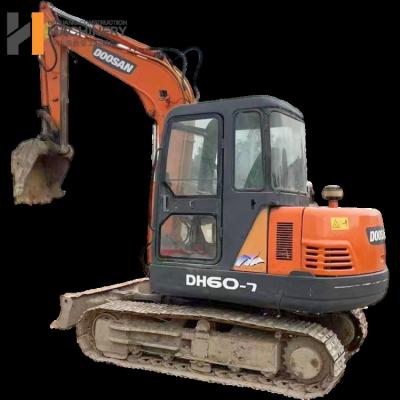 China Used Doosan 60-7 Excavators For Sale With Yanmar Engines for sale