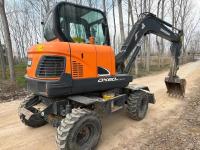 China good quality 5 ton Doosan DX60W used wheel excavator in shanghai Doosan used excavator in china factory for sale for sale