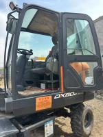 China good quality 5 ton Doosan DX60W used wheel excavator in shanghai Doosan used excavator in china factory for sale for sale