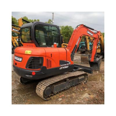 China Fuel-efficient origin imported from South Korea 2019 production few working hours on sale Doosan dx60 used excavator for sale