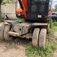 China best selling high quality less hour equipment used doosan dx60w wheel excavator for sale