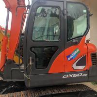 China Used Doosan  DX60  Hydraulic crawler excavator Used 5 ton Korea original DX60 Excavator for sale for sale