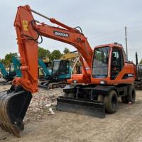 China used doosanLatest real-time quotation for second-hand Doushan 150 wheel excavator for sale