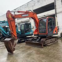 China Doosan DX55 DX60 DX75 Crawler Excavator Used Excavators for sale for sale