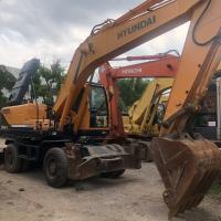 China Used Hyundai wheel excavator 20 tons R210W-9 spot goods for sale for sale