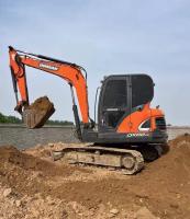 China 6 tons of construction machinery sold using South Korea's original Doosan DX60 excavator pure earth moving machine for sale