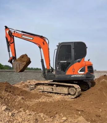 China 6 tons of construction machinery sold using South Korea's original Doosan DX60 excavator pure earth moving machine for sale