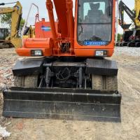 China 15t Used Wheel Excavator Doosan DH150W Used Excavator Equipment for sale