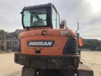 China 6 Tons Used Wheel Excavator Fuel Saving Doosan Korean Excavator DX60W for sale