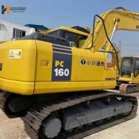 China second-hand komatsu PC160-7 excavator import joint venture used CLSS hydraulic system for sale