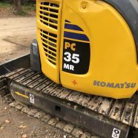China Hot selling used japanese crawler komatsuu mini excavator pc35 b good condition used komatsu pc35mr excavator for sale for sale