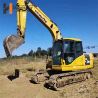 China used Komatsu 110 excavator real car real table good chassis on-site test machine for sale