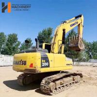China sell used medium-sized komatsu 200-8mo pure earthwork excavator with stable performance large parts without maintenance and comp for sale