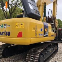 China Used Komatsu 160 pure earthwork excavator with stable performance large parts without maintenance and complete procedures for sale