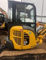 China 3.5ton for home ON SALE Used Komatsu PC35 mini excavator for sale