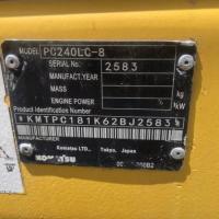 China used Komatsu PC240lc-8 excavator with good condition and live shooting for sale