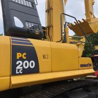 China live Photos used Komatsu pc200lc with good condition 20tons for sale