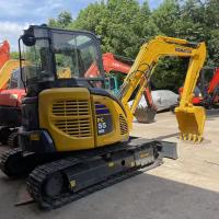 China Used excavator Komatsu pc55 mini Japan 5 tons 6 tons pc55mr-2 Used excavator is on sale for sale
