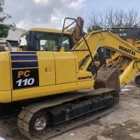 China Used crawler excavator hydraulic komatsu pc110 Japanese brand KOMATSU110- with cheap price for sale