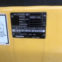 China Live shot used Komatsu pc200-8 in good condition for sale for sale