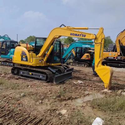 China Using crawler hydraulic excavator PC70, used excavator Japanese brand Komatsu 70-8 works well for sale