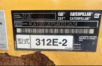 China Good condition used CAT equips on sale used crawler excavator caterpillar 312-e for sale