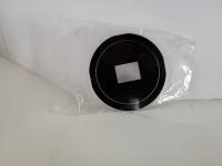 China Round 1.1mm Thickness 4.5inch Tempered Glass Cover Lens with Black Printing Customizable for sale