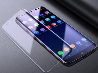 China Clear 3D Curved 5.5inch Toughened Glass Screen Protector Corning Material for sale