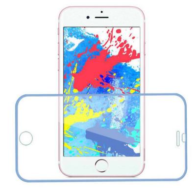 China 0.3mm 5inch Toughened Glass Screen Guard Phone Glass Protector CNC Cut for sale