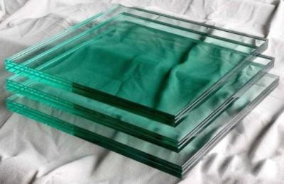 China Ultra Clear 12.38mm Laminated Safety Glass Cut to Size ISO9001 Certified for sale