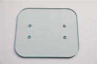 China Tempered Glass Weight Scale Cover 4mm Clear Chemical Strength Custom Size for sale