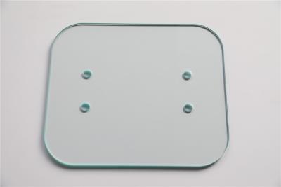 China Tempered Glass Weight Scale Cover 4mm Clear Chemical Strength Custom Size for sale