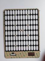 China OCA Laminated 3mm Thick Glass Cover Lens Printed Silver Black Color for sale