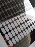 China OCA Laminated 3mm Thick Glass Cover Lens Printed Silver Black Color for sale