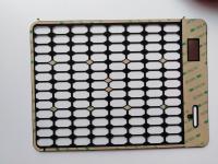 China OCA Laminated 3mm Thick Glass Cover Lens Printed Silver Black Color for sale