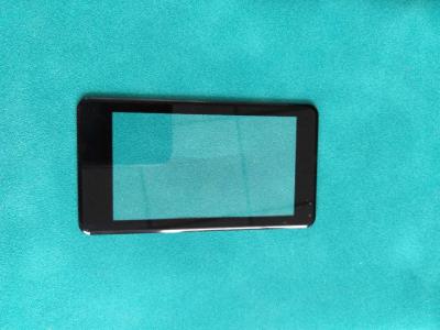 China Black PMMA Acrylic Glass Cover Lens 1mm Thickness for Silk Screen Printing for sale