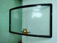 China 40 Inch Curved Capacitive Touch Panel 1011x766mm Black Silk Screen Custom Size for sale