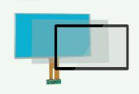 China 8 Inch Capacitive Touch Screen Display 1024x600 USB Interface Industrial LCD Panel 1.1mm for sale
