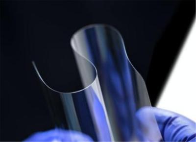 China Colorless Foldable UTG Glass 0.04mm Thickness 6 Inch for Curve Smartphone Display for sale