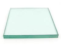 China Custom 6mm Clear Laminated Glass Rectangle Safety Building Glass 2440x3660mm for sale