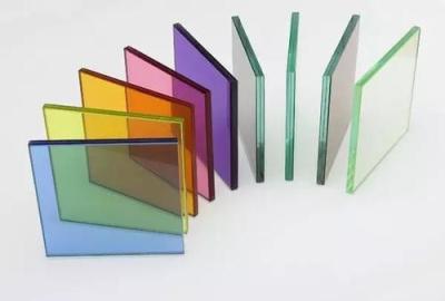 China Decorative ISO90001 1.48mm Coloured Tempered Glass For Batchroom Door for sale