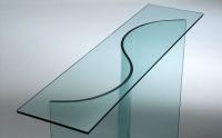 China Hot Bending 19mm Tempered Glass Panels Curved Clear Glass for Furniture for sale