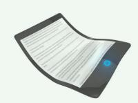 China Tempered Ultra Thin Glass 0.025mm 6 Inch UTG for Folding Screen Tablet PC for sale
