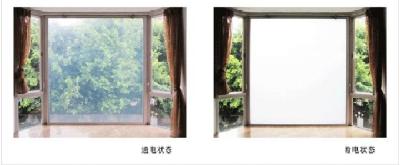 China Safety 1mm Thickness Electrochromic Smart Windows for high speed railway for sale