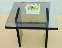 China High Grade 50*60mm 15mm Thickness Tempered Glass Panels For Tea Table for sale