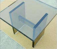 China High Grade 50*60mm 15mm Thickness Tempered Glass Panels For Tea Table for sale
